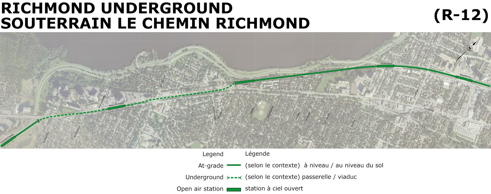 Public Transit in Ottawa: Details of the Richmond Underground LRT extension