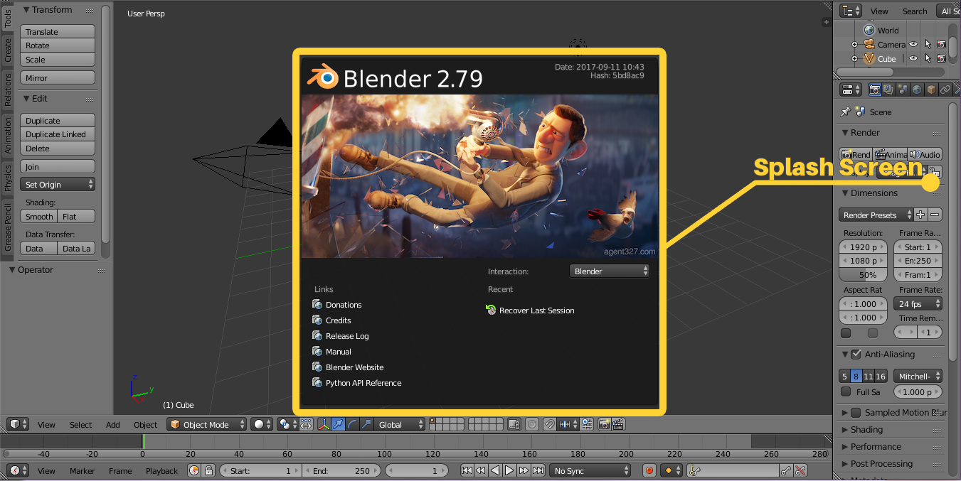 Pengenalan Blender 3D - Part 1 - Cat DTech