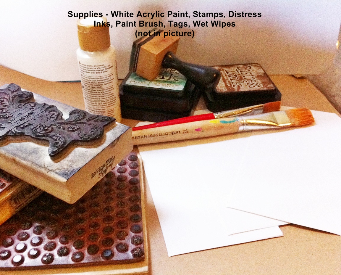 Papier Love: Stamping with Acrylic Paint - Tutorial