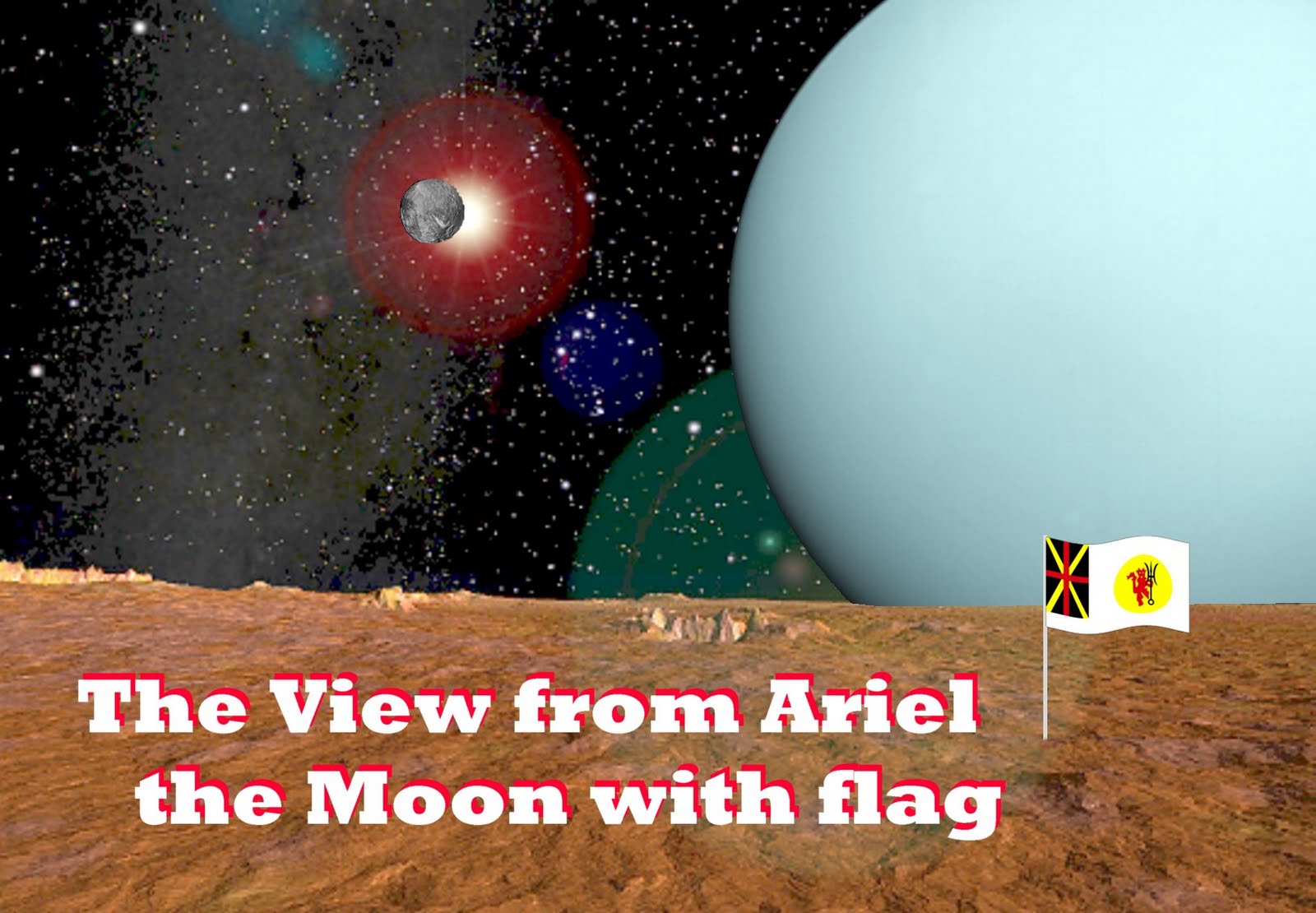 The Voice of Vexillology, Flags & Heraldry: Ariel Flag, Moon of Uranus