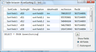 Sharing the knowledge : Easy Extended AX Table-Browser + AX 2009