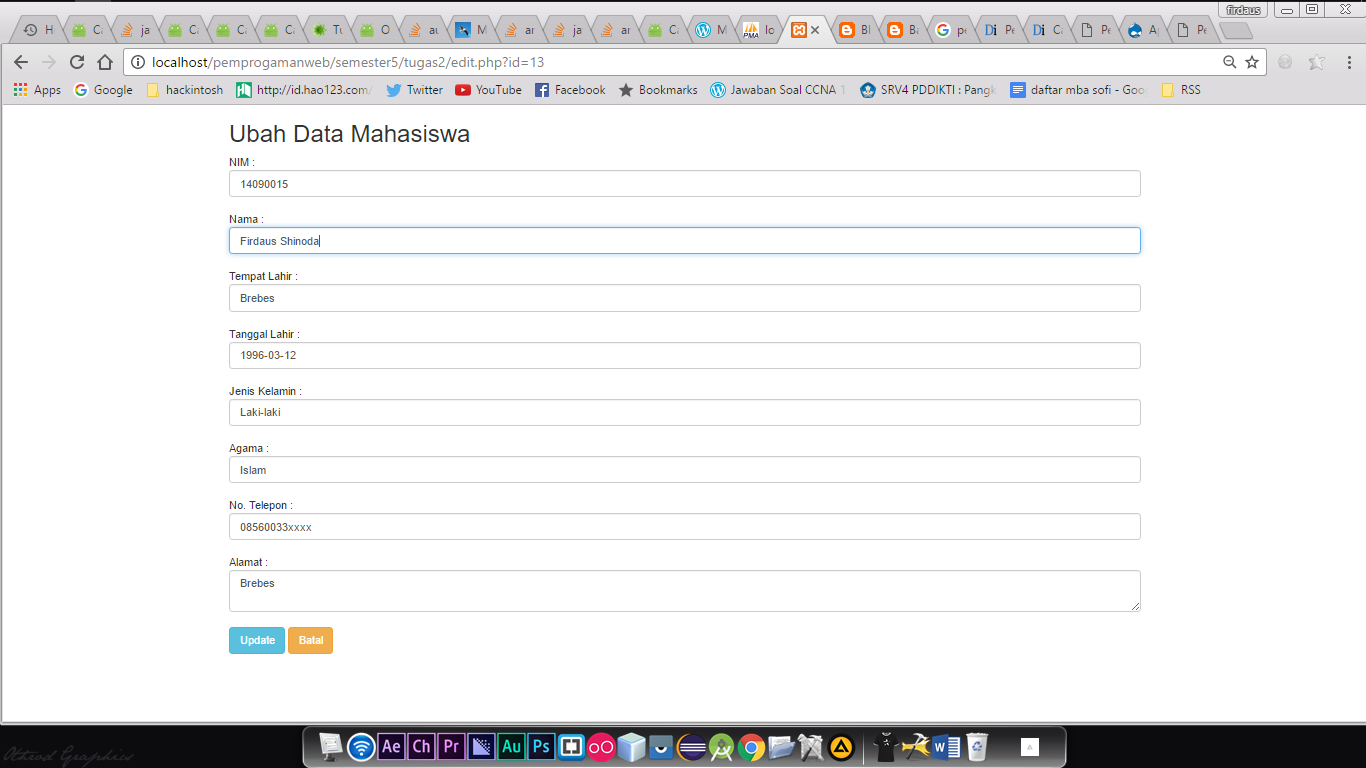 Pengertian dan Tutorial CRUD PDO di PHP ~ FIRDAUS N S Pengertian dan Tutorial CRUD PDO di PHP ~ FIRDAUS N S