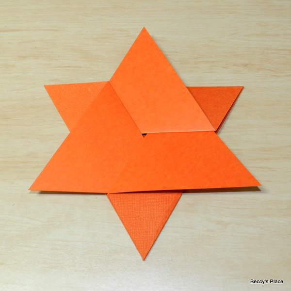 Beccy's Place: Tutorial - Star Fold Card