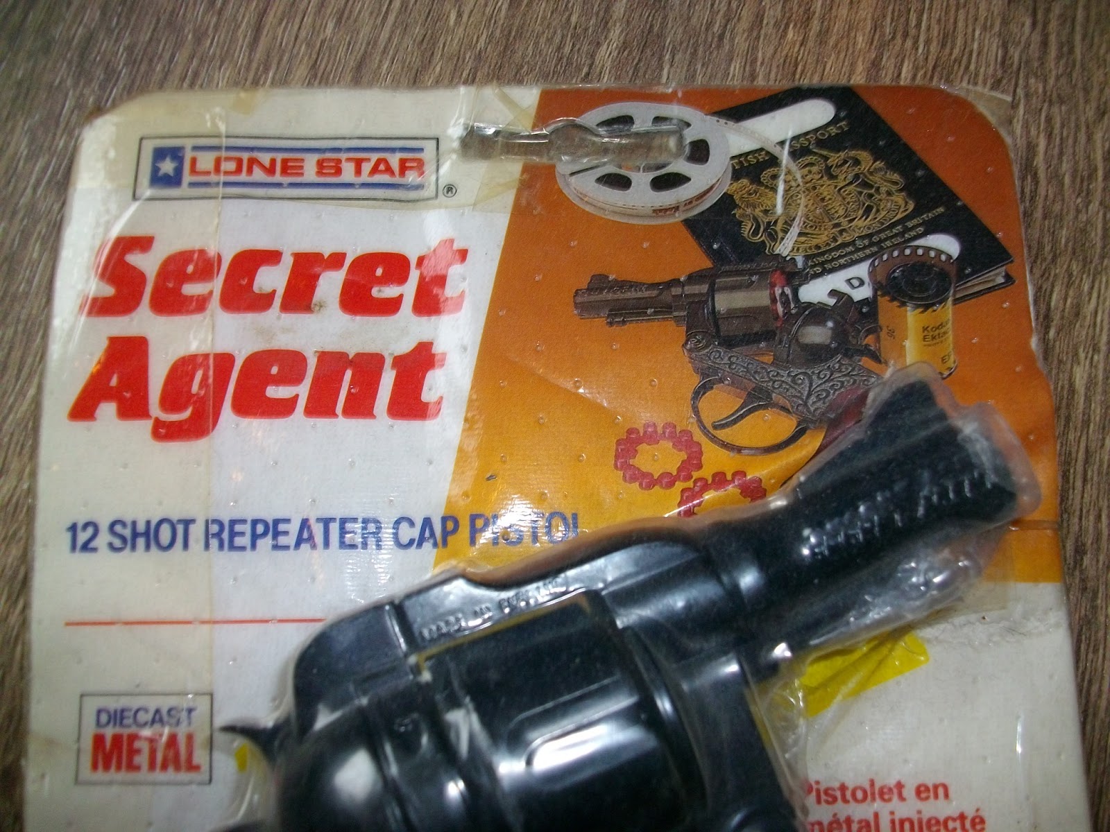 CODE NAME SPY TOY: LONE STAR 1987 SECRET AGENT CAP PISTOL