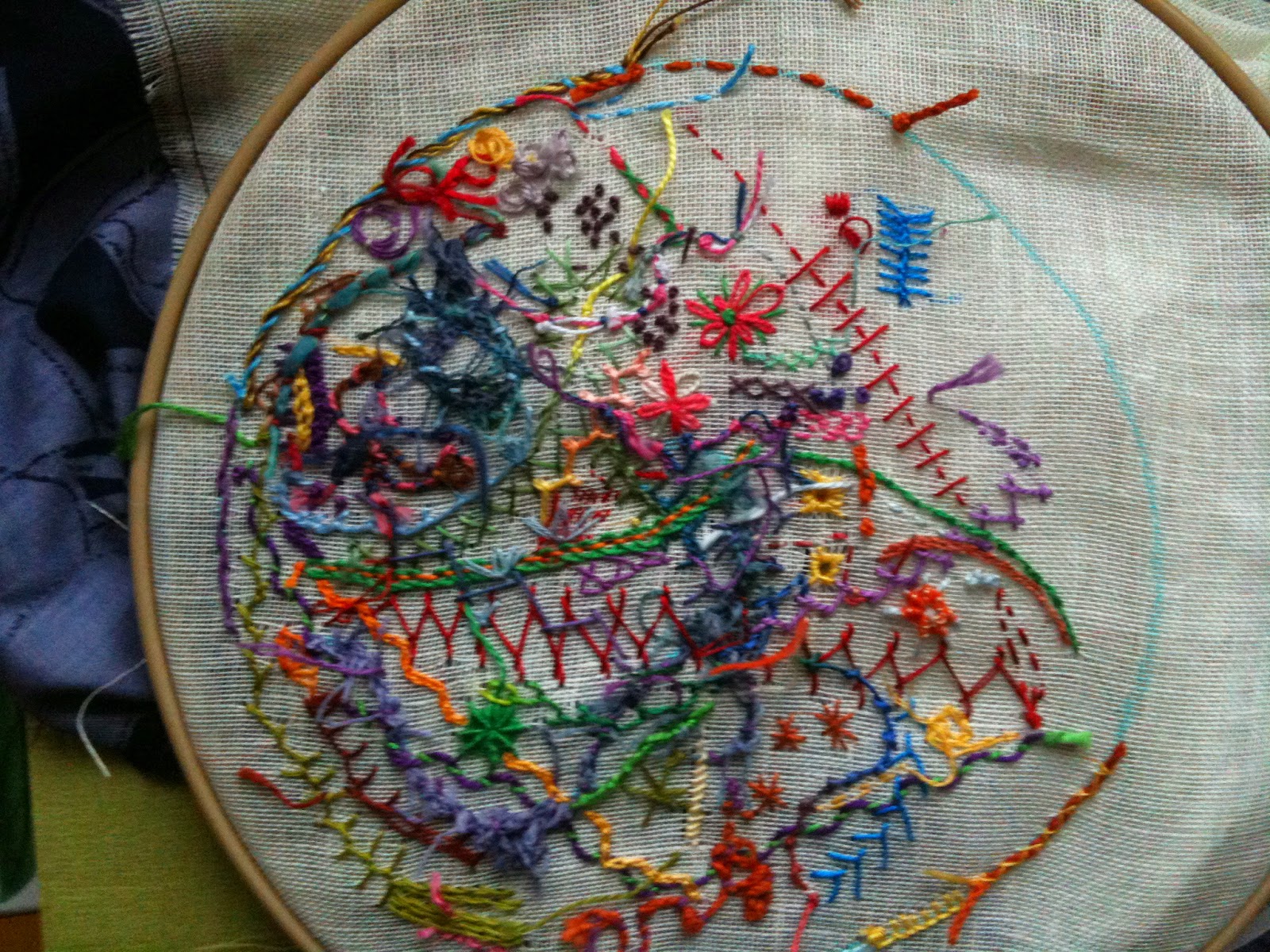 Queenie's Needlework: WIPW - Weaving Crosses