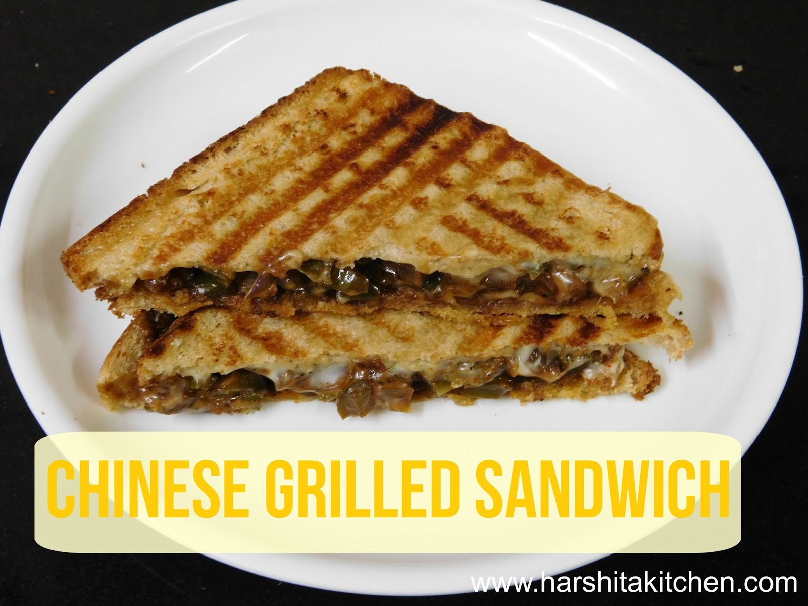 Chinese Grilled Sandwich Recipe/ Gourmet Sandwich Recipe/ Grilled ...