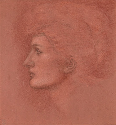 bensozia: Edward Burne Jone, Portrait of Kate Dolan, 1890