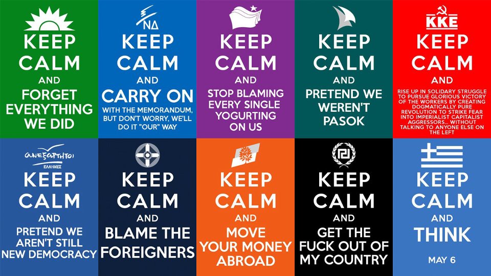 Global Greek World: General Elections in Greece: Keep Calm and Think ...