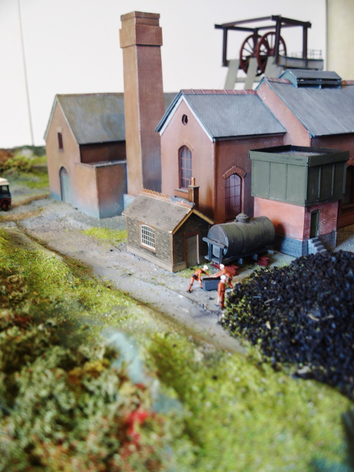 jans model buildings: Wood End Colliery Burnley