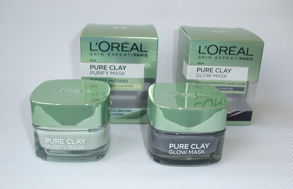 My place...: Маски за лице L'Oreal Pure Clay Glow & L'Oreal Pure Clay ...
