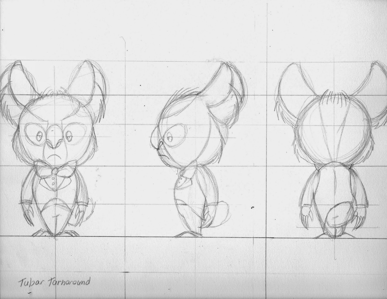 Kate Prouty's Sketch Blog: Character Rotation Sketches