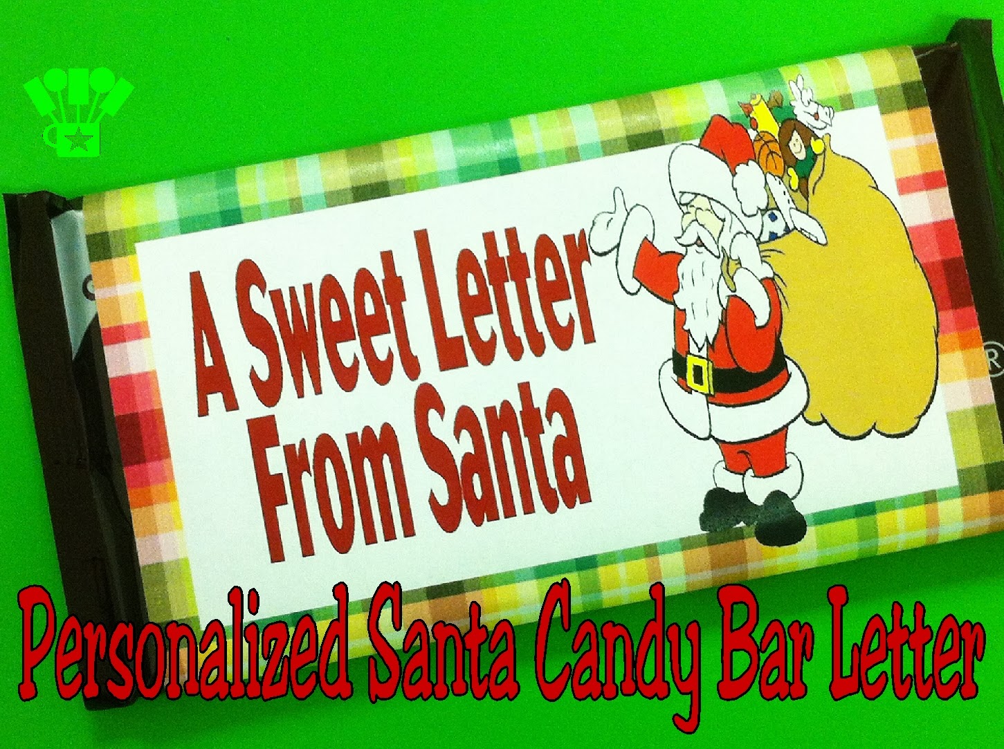 DIY Party Mom: Hershey Bar Personalized Santa Letter