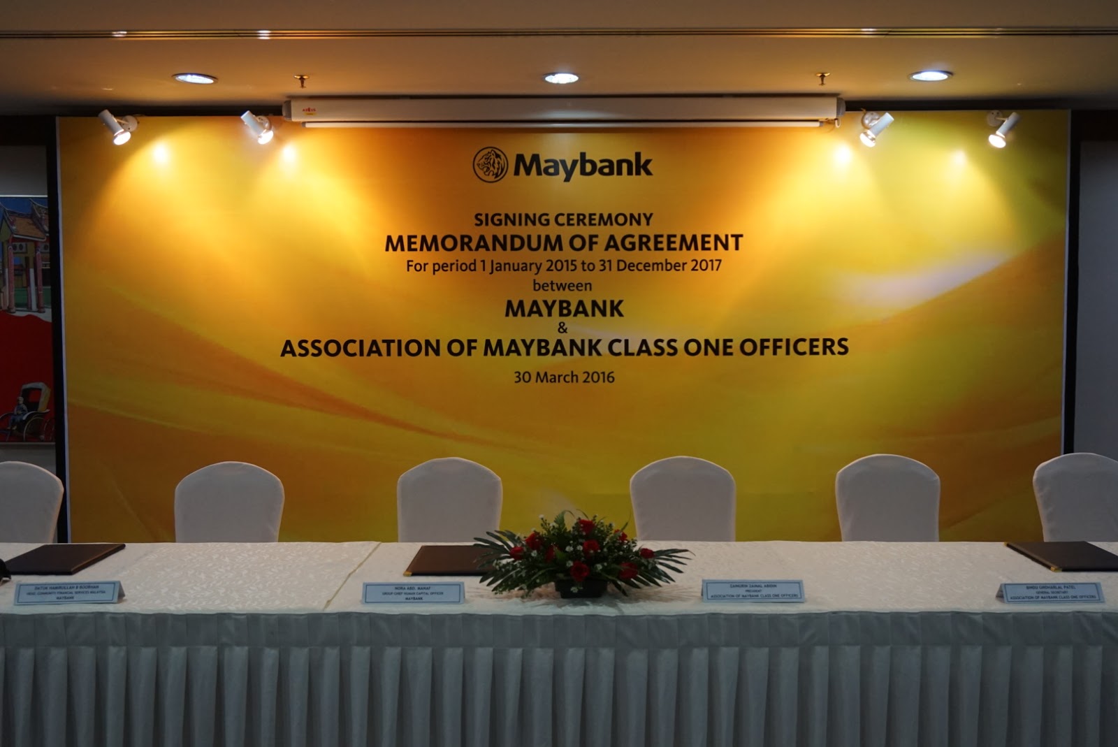 UNI MALAYSIA LABOUR CENTRE: Signing Ceremony of the Memorandum of ...