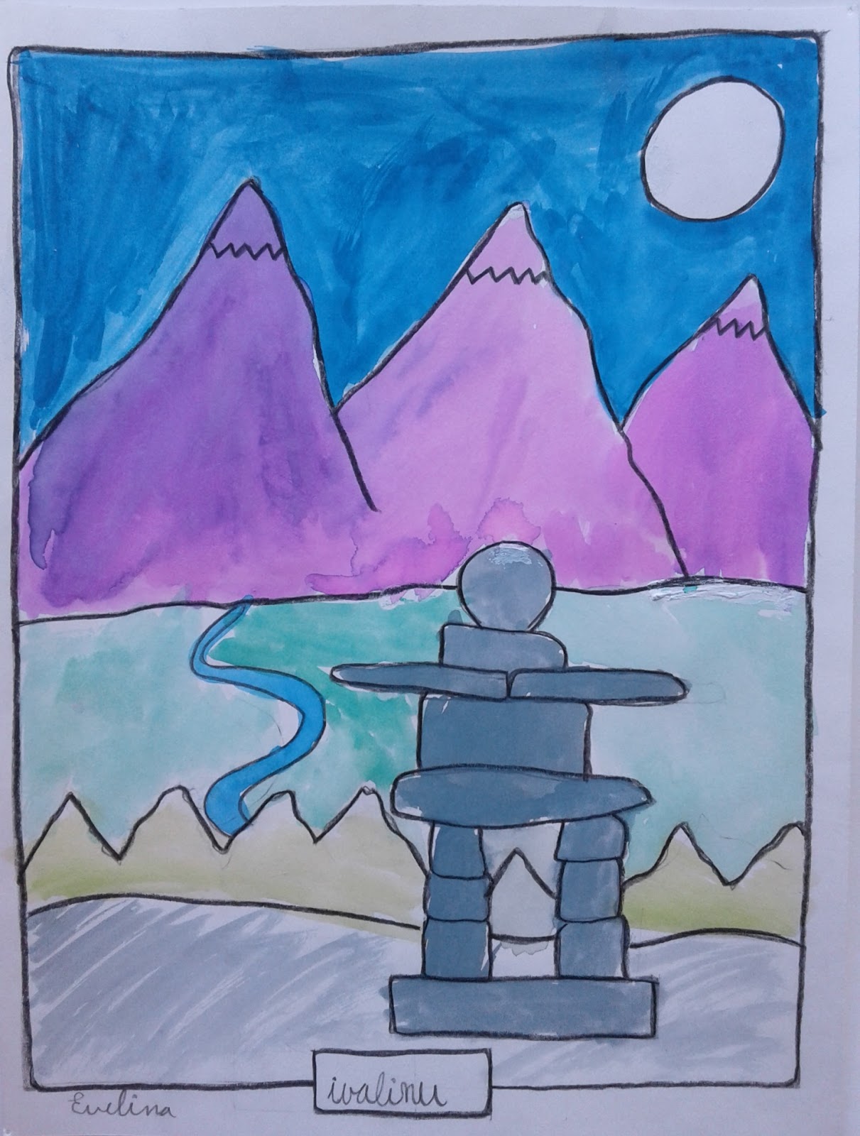 Inukshuk Painting