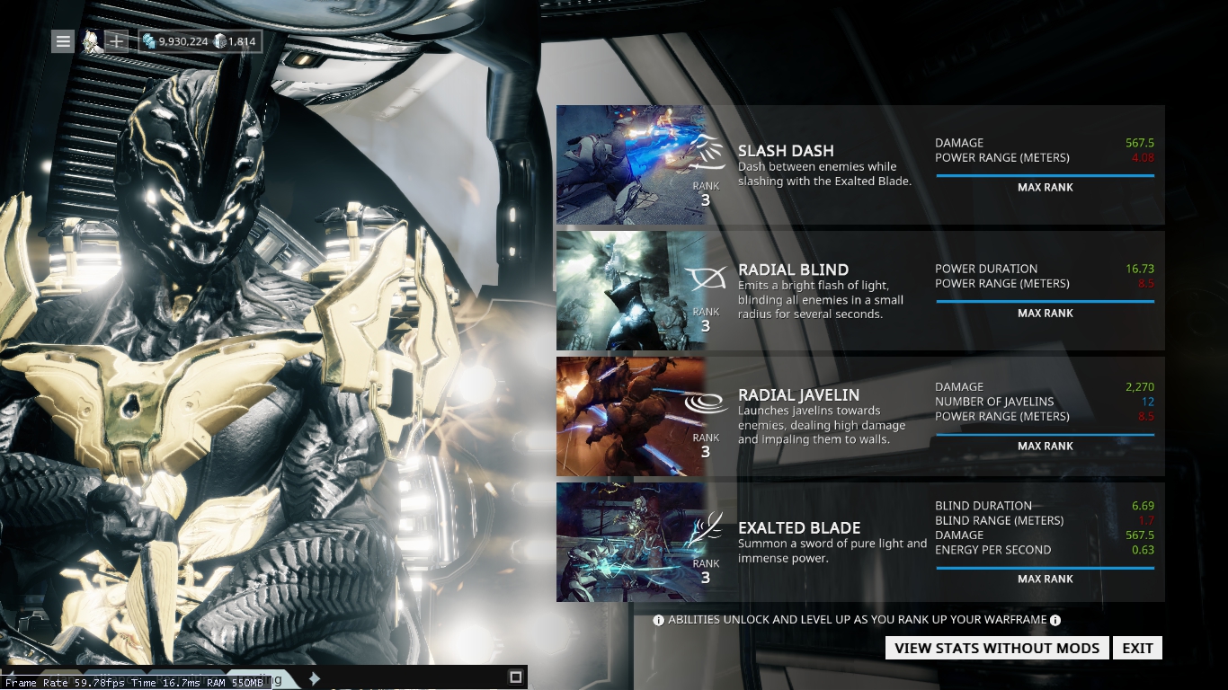Warframe Chronicles: [Guide] Understanding the Efficiency and Duration Change for Toggle ...