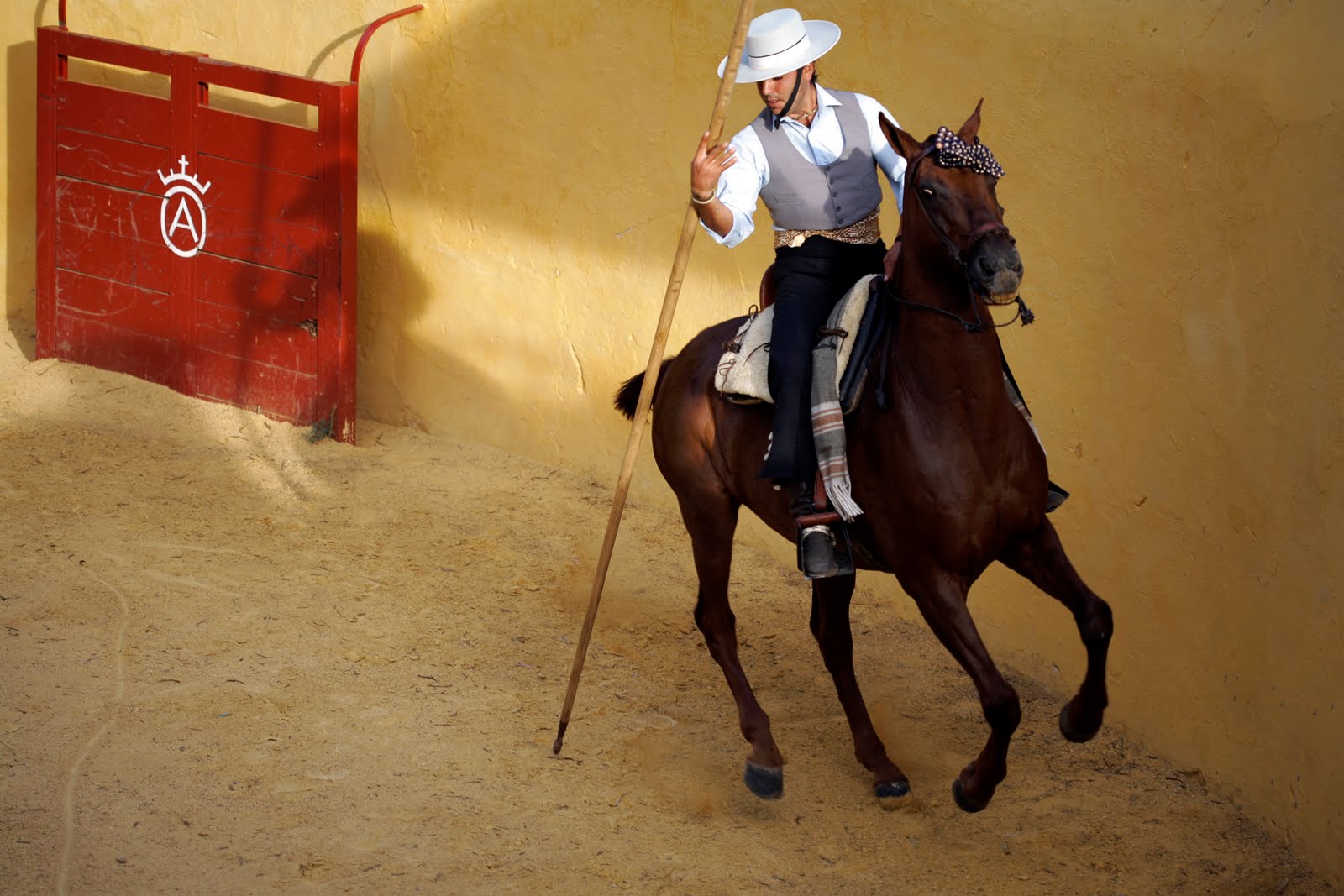 .: Se ha ido un gran caballista