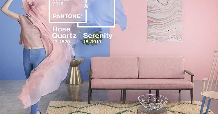 Los colores de 2016 según Pantone: Rosa Cuarzo y Serenidad | Mi Casa es ...
