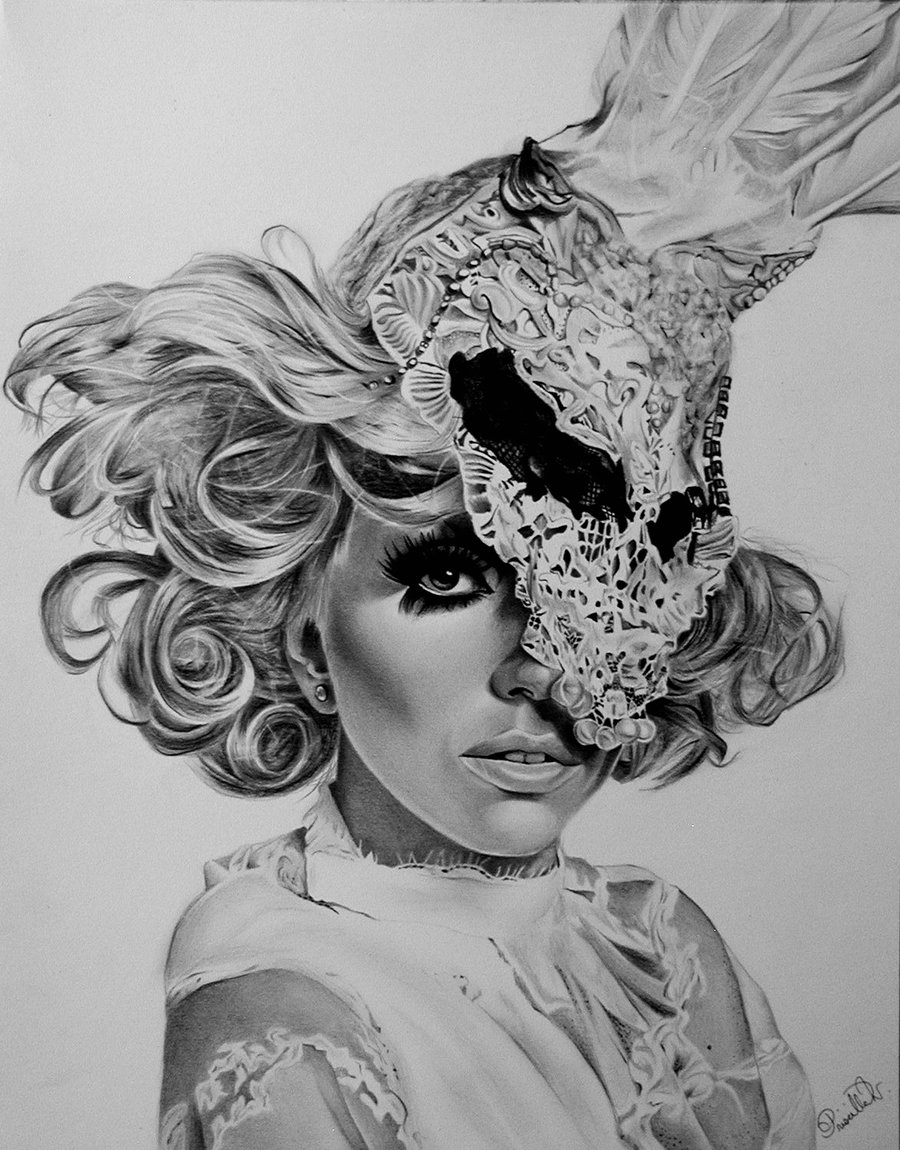 andy gaga: DRAWING LADY GAGA