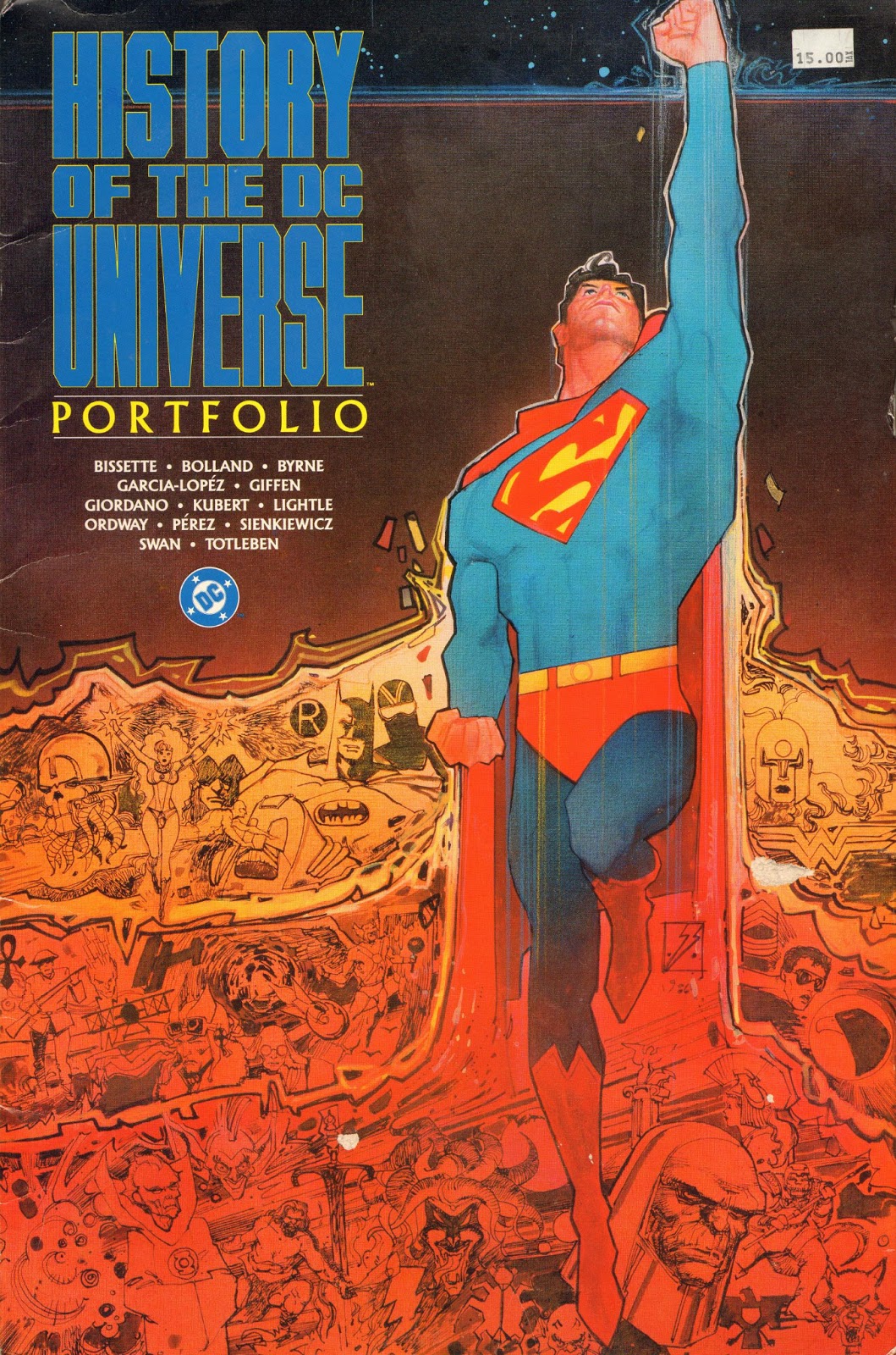 DC Comics of the 1980s: 1986 - History of the DC Universe Portfolio