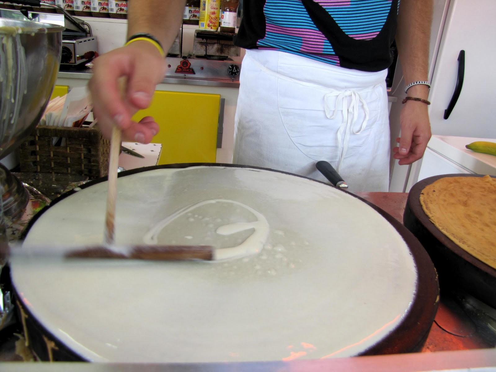 encounter with a super star: Crepe and British