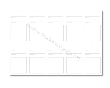 Pinetree Studios: New Blank Pattern Cards ~ Digital PDF!!!