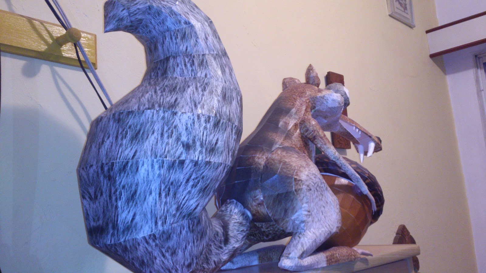 Meu Mundo De Papel Modelos Papercraft Esquilo Da Era Do Gelo Scrat