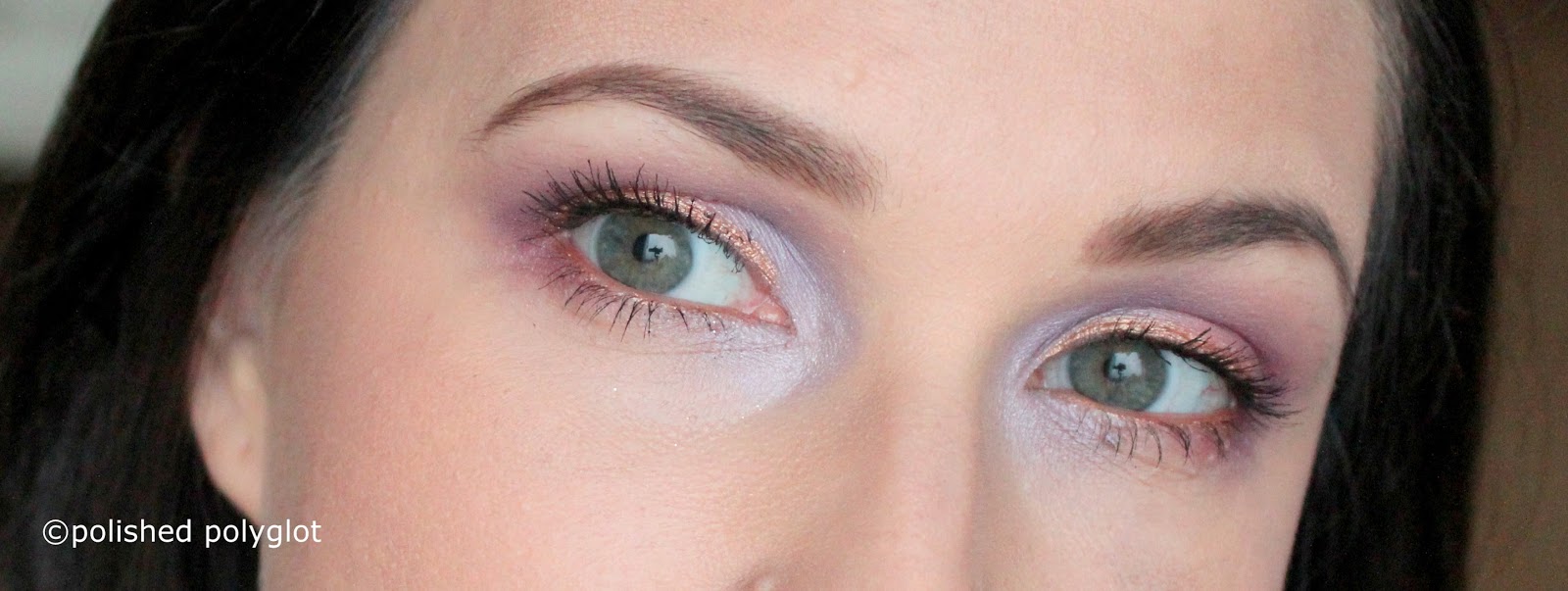 Makeup │ Soft look in lavender and salmon pink [Monday Shadow Challenge ...