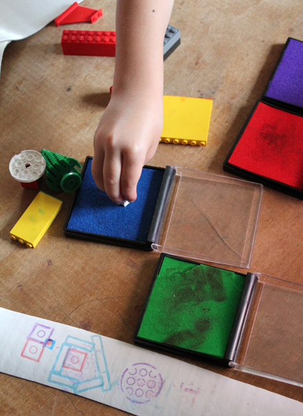 Filth Wizardry: Stamping with Lego and craft foam