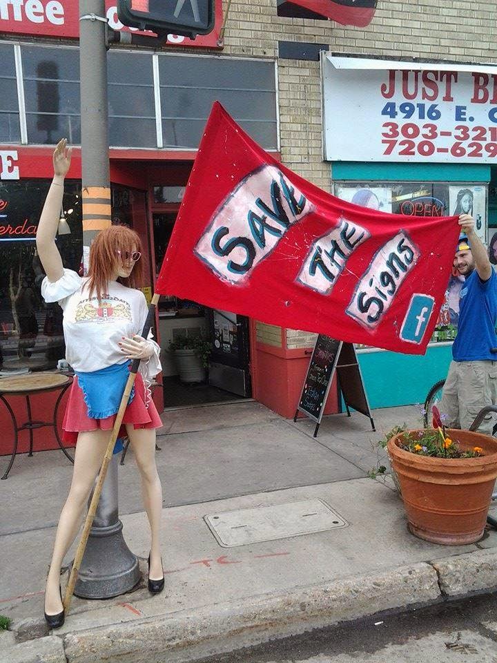 Colfax Avenue: Save the Signs: Dale Sawin