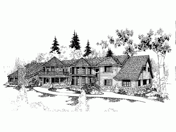 Mansions & More: Contemporary Mansion w/ Floor Plans