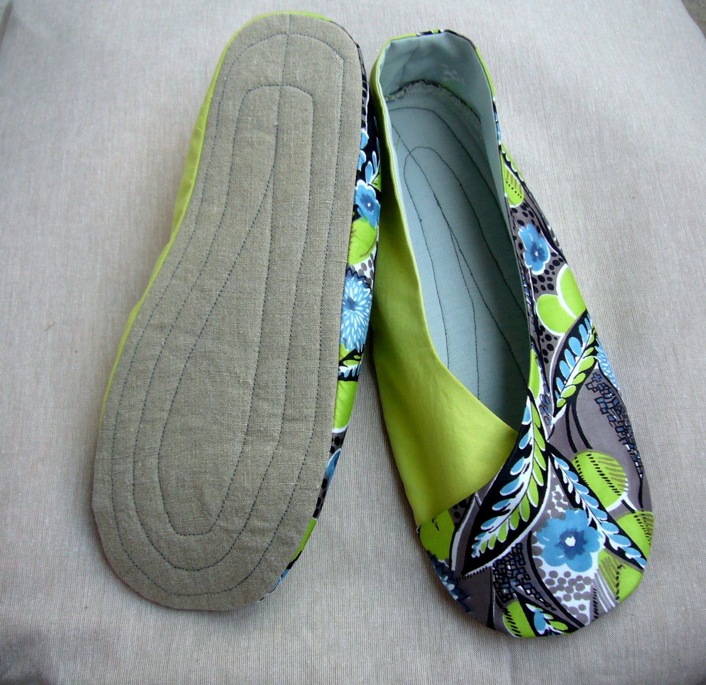 3patchcrafts: Woman's Kimono shoes