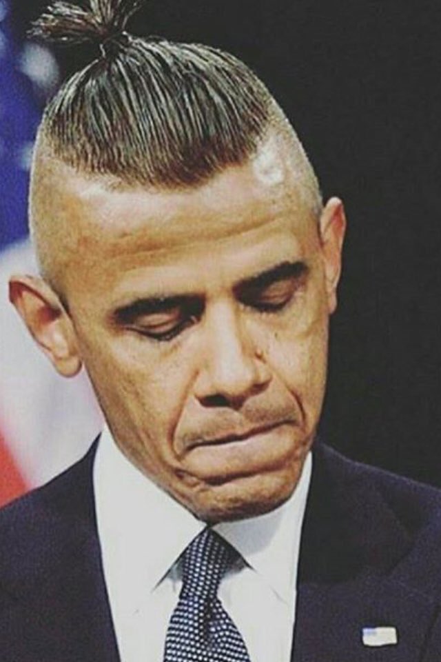 LOL! Check Out Barack Obama In Different Hairstyles | BlackBerryBabes Blog