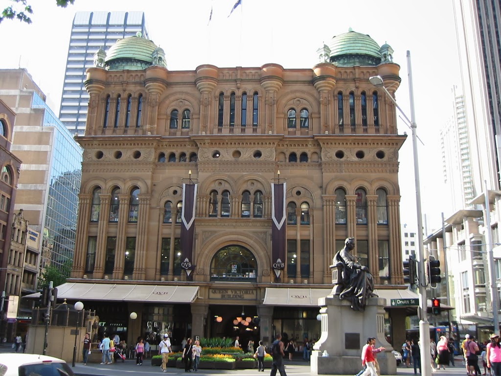清清的世界旅行圖鑑: 澳洲雪梨 維多利亞購物中心 (Queen Victoria Building；QVB)