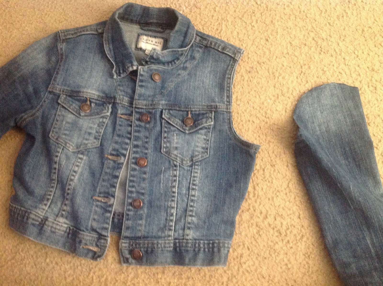 Dare 2 Dream Dare 2 Shine: DIY Distressed Denim Vest