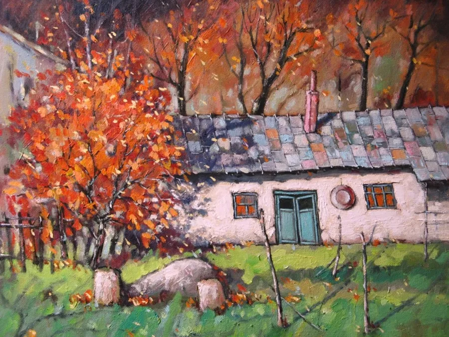 David Croitor, 1958 | Old street of Bucharest | Tutt'Art@ | Pittura ...