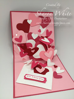 Sharon's Scrappy Space: Valentine Heart Card Pop Up