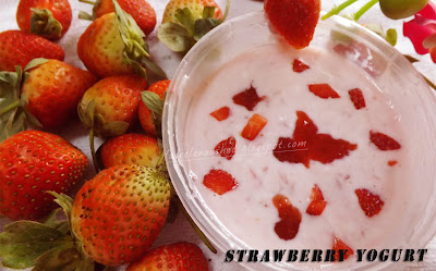 GOOD FOOD ENDS WITH GOOD TALK: Strawberry Yogurt