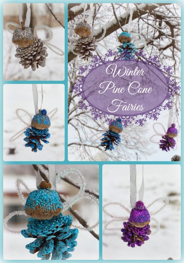 How to Make Beautiful Winter Fairies from Pine Cones - Life with Moore ...
