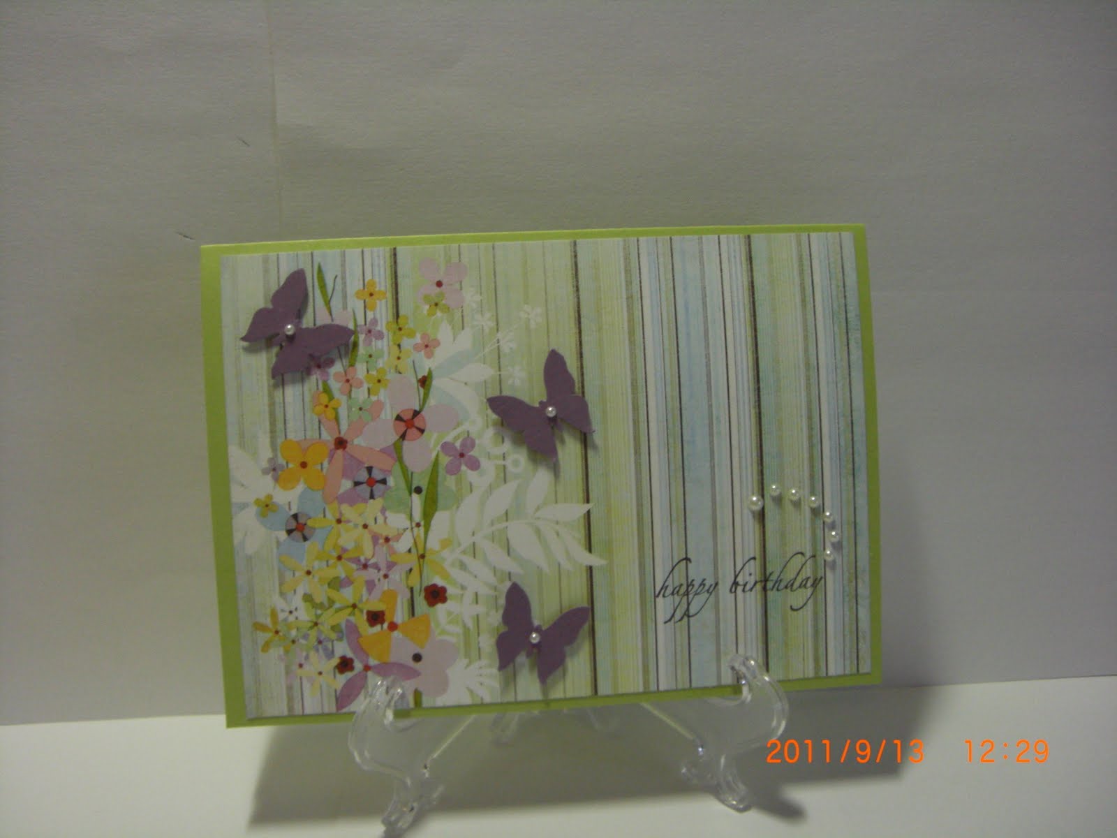 Elegant Reflections: Birthday Cards and a Wedding Card