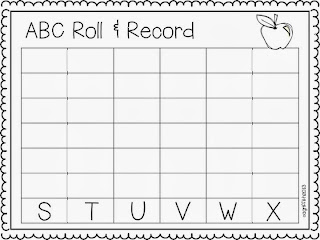 Classroom Freebies Too: ABC Roll & Record