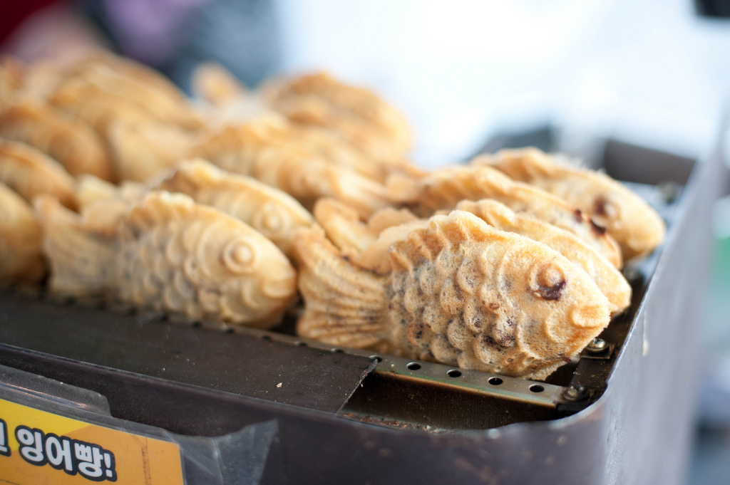 Bungeoppang, Roti berbentuk Ikan dengan isi selai kacang | Netpacker