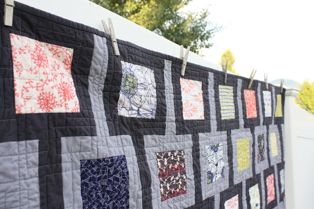 Modern Chain-Linked Quilt - Diary of a Quilter - a quilt blog