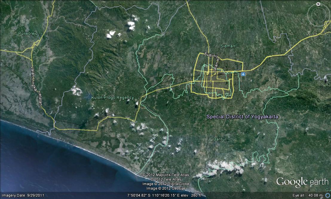 BLOG PETA DAERAH: Peta Provinsi Daerah Istimewa Yogyakarta