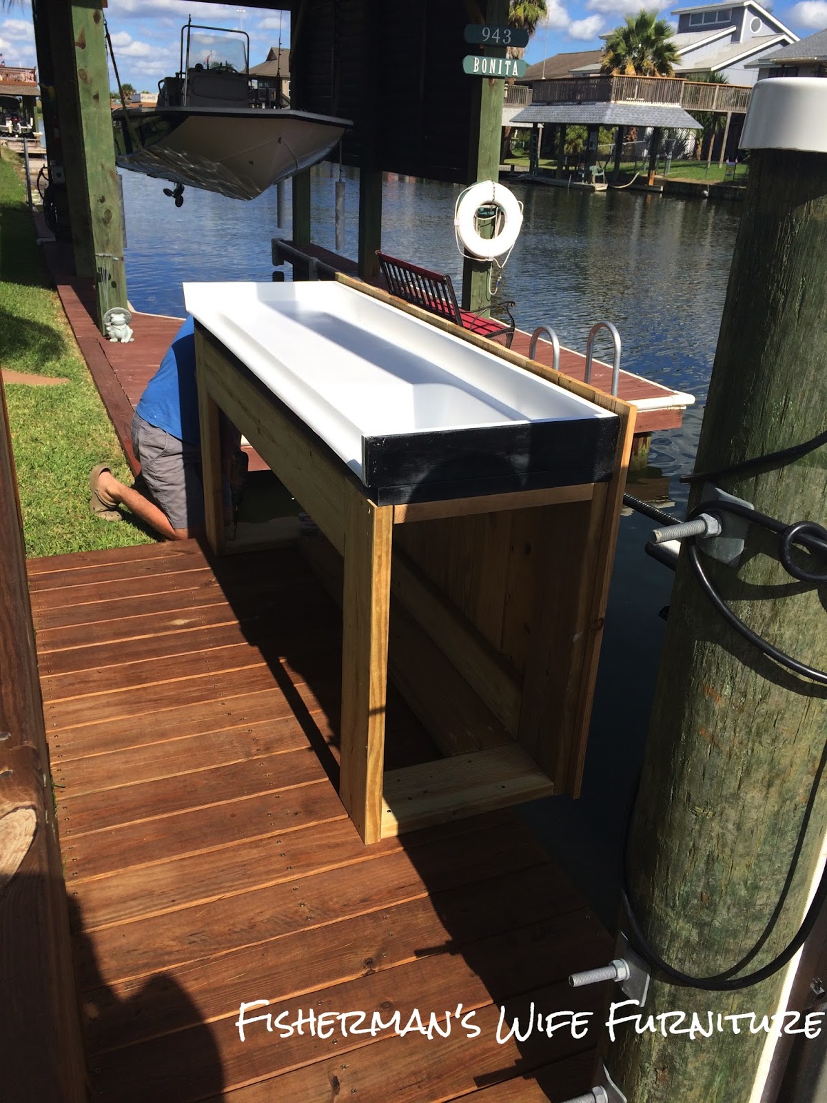 Fisherman's Wife Furniture: The DIY Dock ~ One Year Later