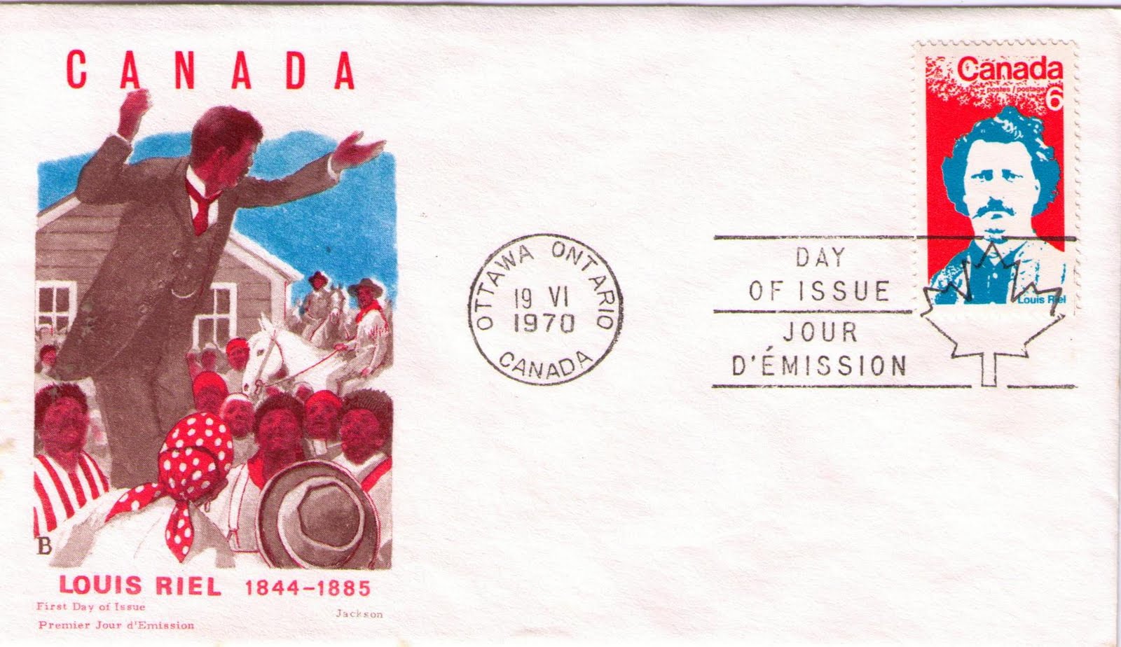 Postal History Corner: 1970 Louis Riel