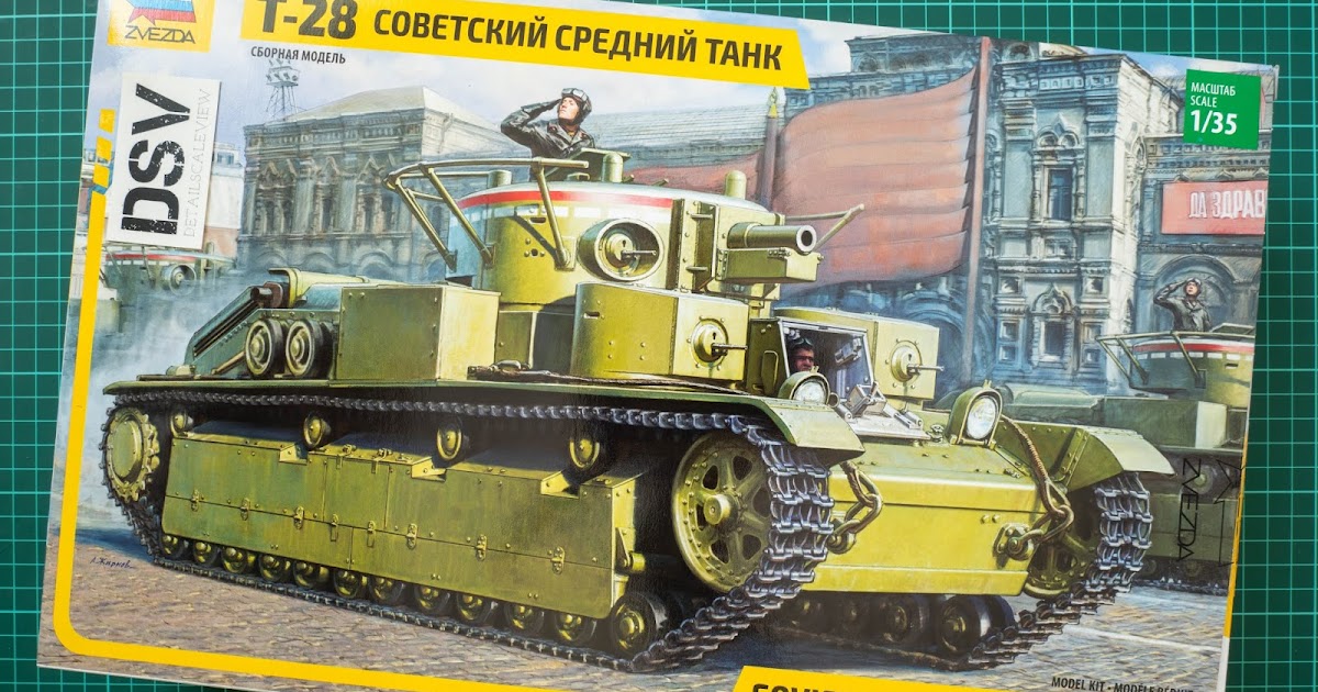 Zvezda 1/35 T-28 (3694) - DetailScaleView