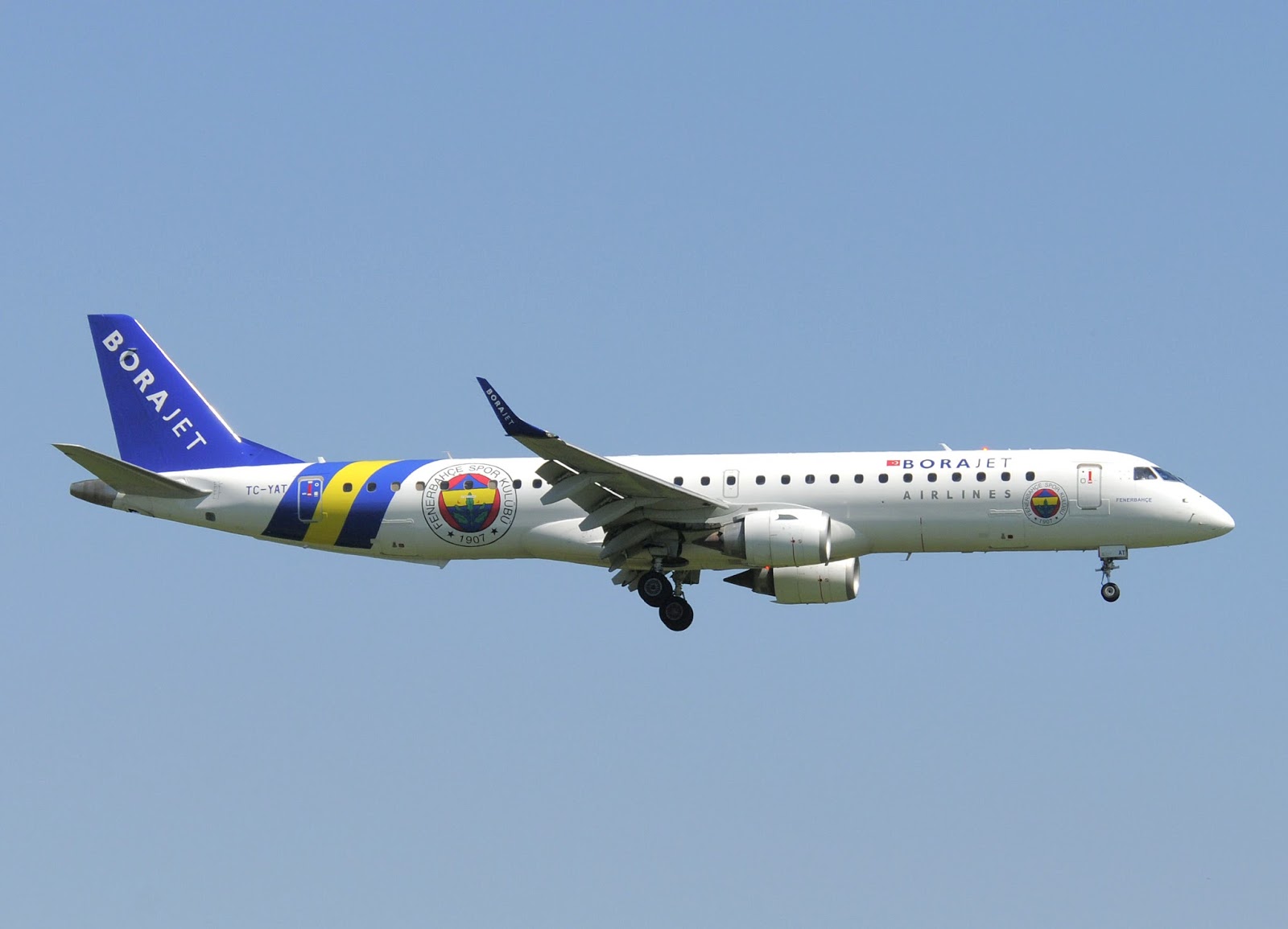 Jet Flugzeuge und Spezielles: BoraJet Embraer Emb-195-200LR TC-YAT