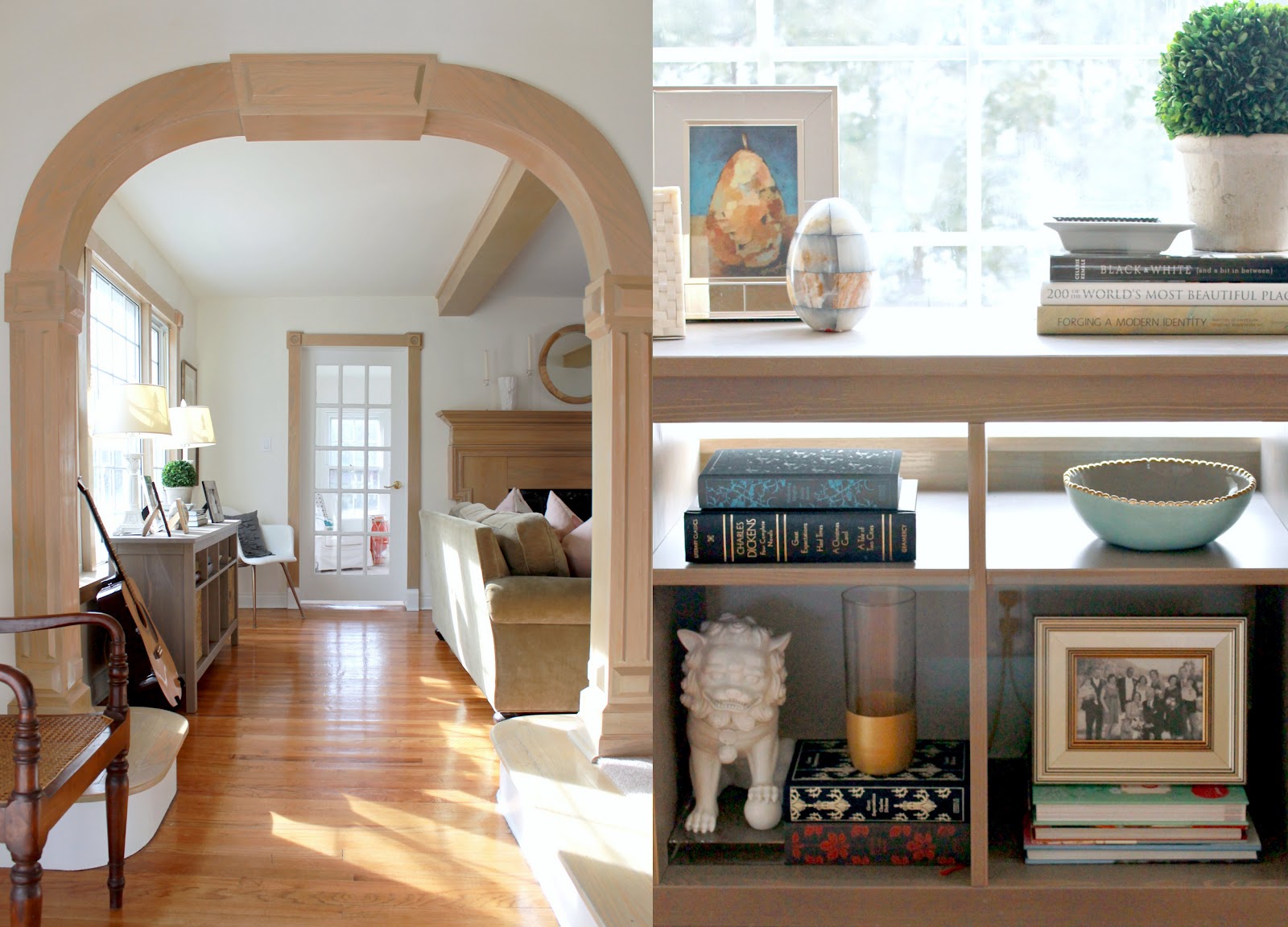 I always enjoy seeing how different people display their books and ...