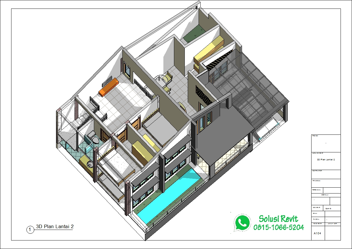 Belajar Revit - Contoh Desain Rumah Menggunakan Revit - 1 ~ Kursus ...