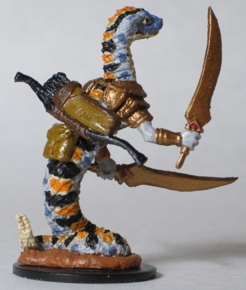 Magnus Mercury: Reaper Bones: Snakeman Warrior; Vandorendra, Snake Demon